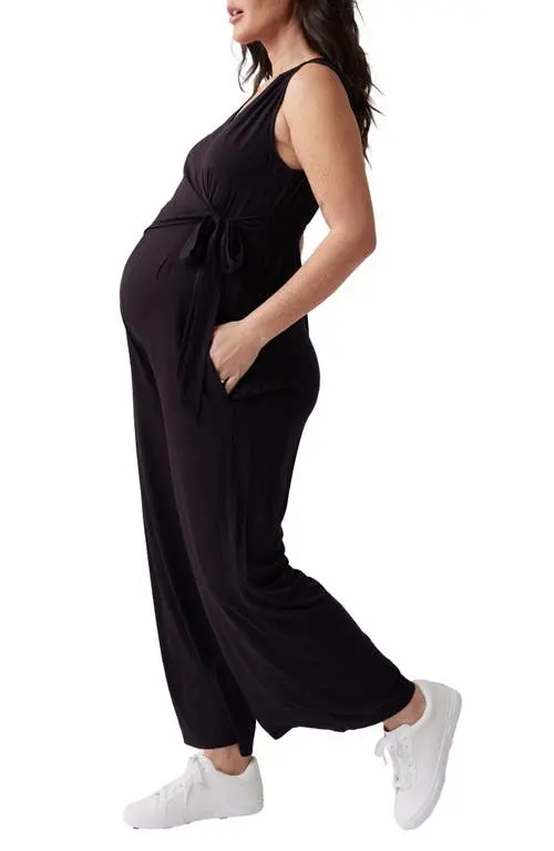 Ingrid & Isabel® Sleeveless Wrap Knit Maternity Nursing Jumpsuit