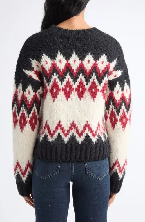 Veronica Beard Jessalyn Fair Isle Sweater