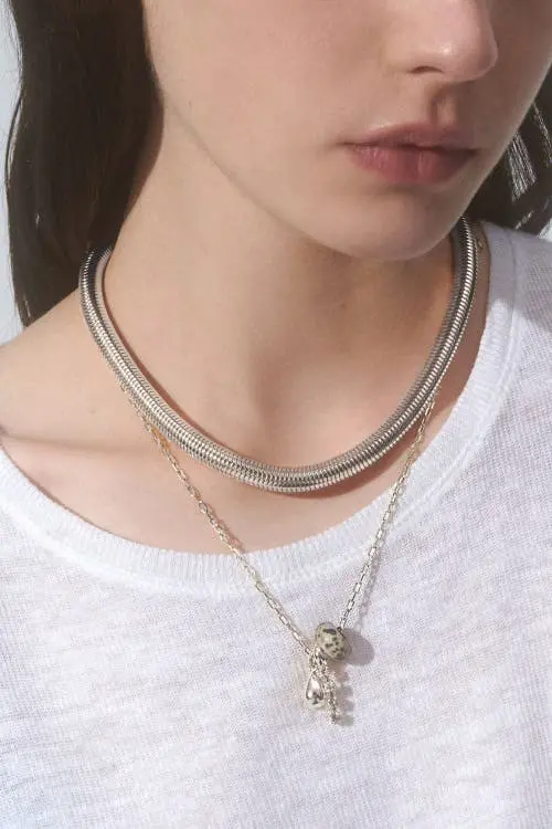Lady Grey Ouro Necklace - Silver