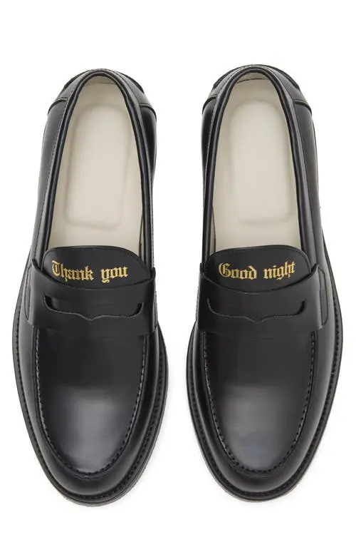 DUKE + DEXTER Wilde Thank You Good Night Penny Loafer