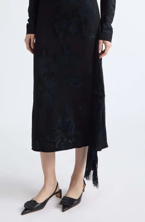 Erdem Jacquard Knit Midi Dress