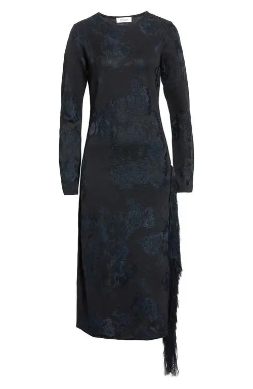 Erdem Jacquard Knit Midi Dress
