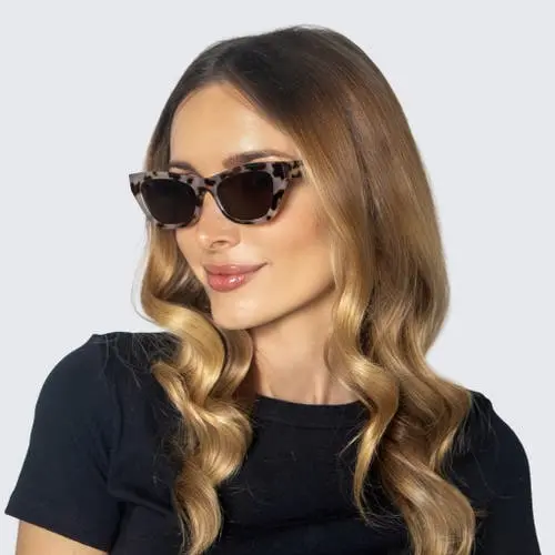 JAXY EYEWEAR Spritz Cat Eye Sunglasses - Tortoise