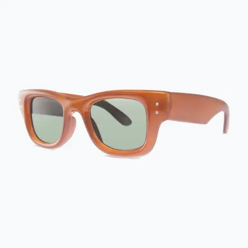 JAXY EYEWEAR District Square Sunglasses - Rust