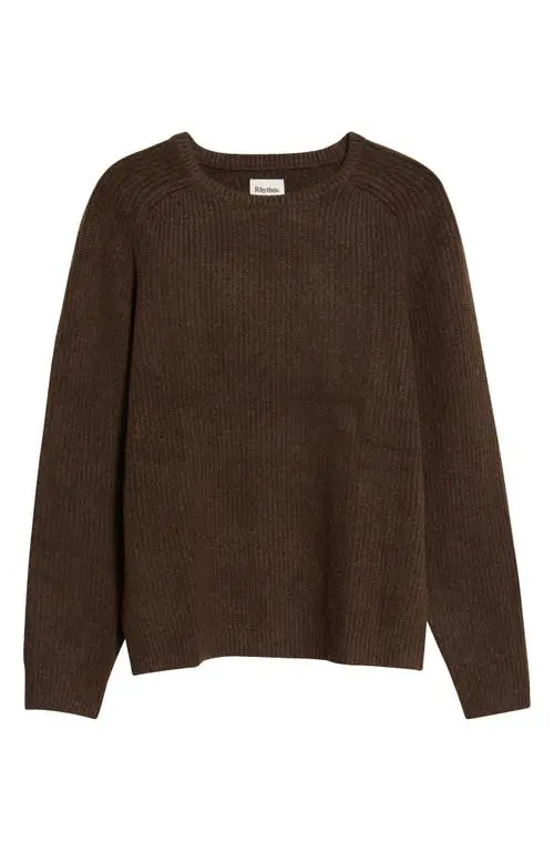 RHYTHM Waffle Knit Sweater