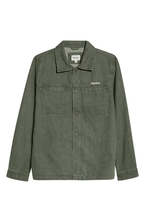 RHYTHM Harlan Button-up Corduroy Shirt