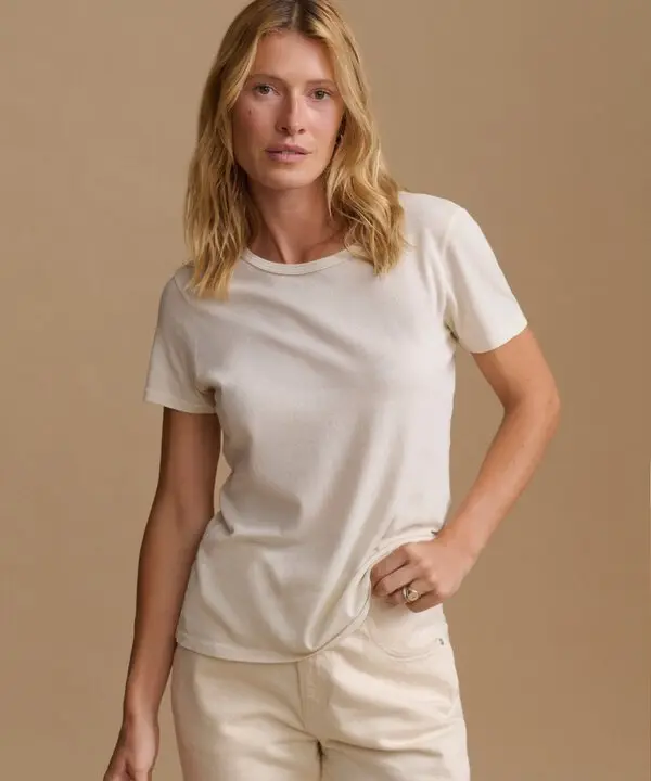 Jenni Kayne Slim T-shirt - Ivory