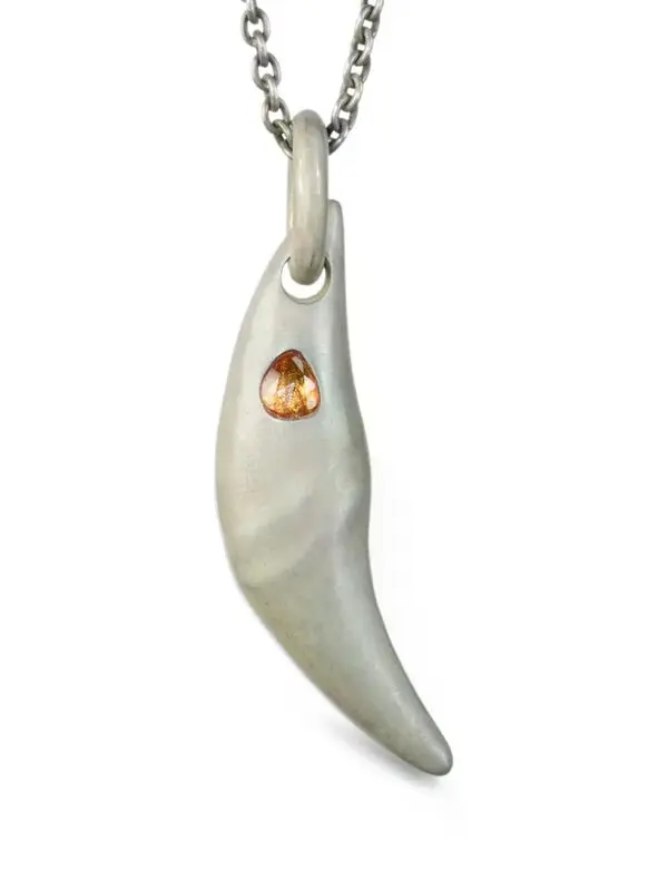 PARTS OF FOUR Large Wolf Tooth Sapphire Necklace
