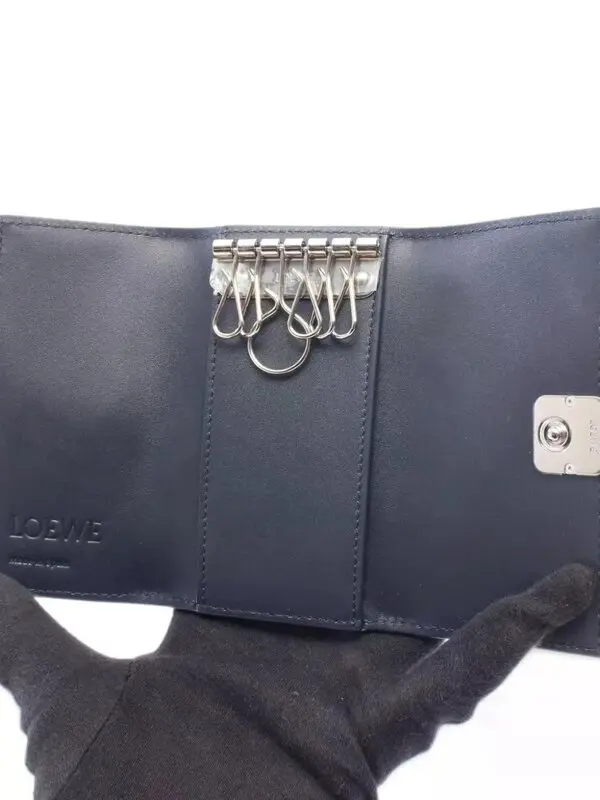 Loewe Anagram Key Case - Blue