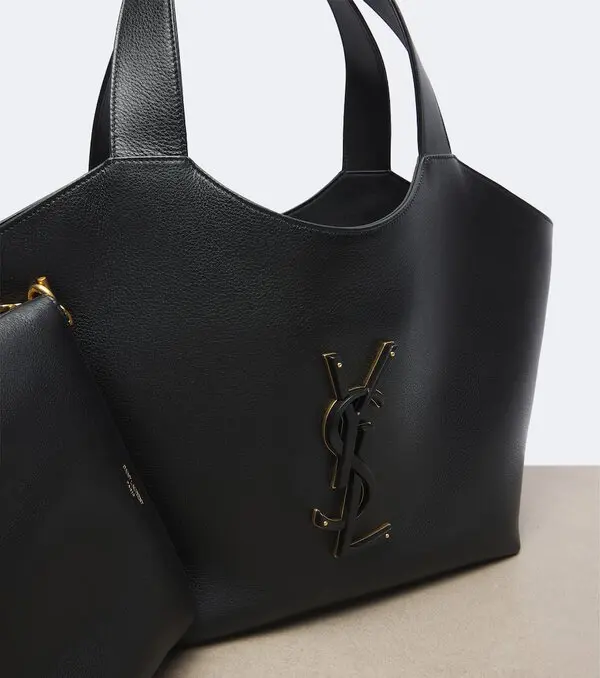 Saint Laurent Icare Medium Leather Shopper