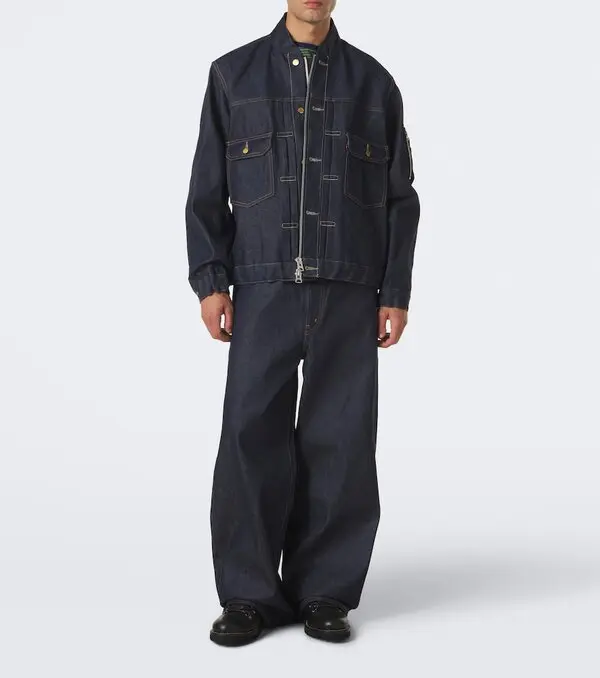Sacai X Levi's® Denim Bomber Jacket