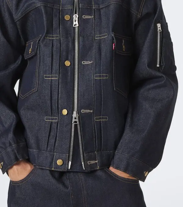 Sacai X Levi's® Denim Bomber Jacket