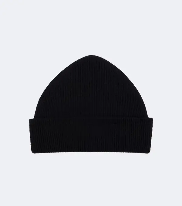 THE ROW Qais Wool Beanie - Black