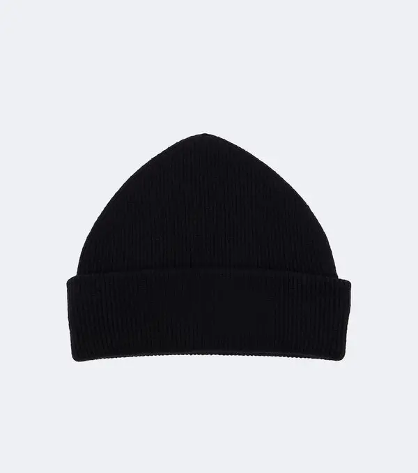 THE ROW Qais Wool Beanie - Black