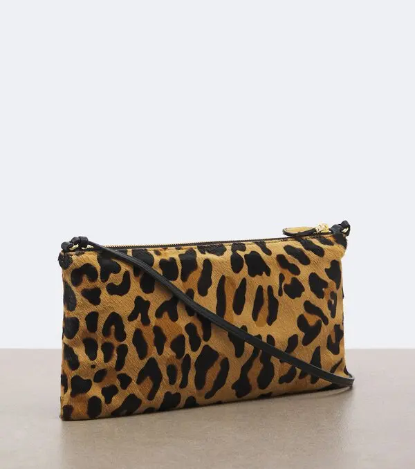 Prada Small Leopard-print Calf Hair Crossbody Bag