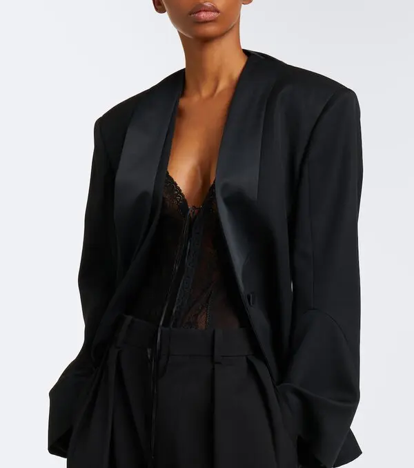Blumarine Sheer Lace Bodysuit