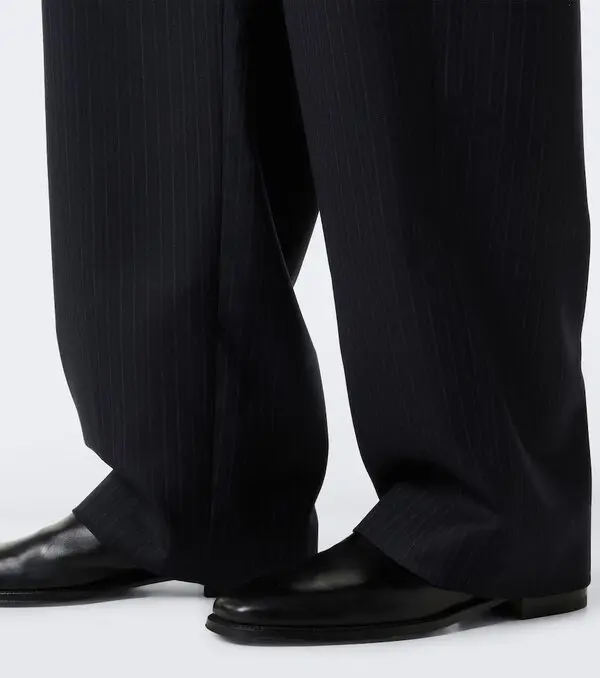 THE ROW Corley Virgin Wool Twill Straight Pants