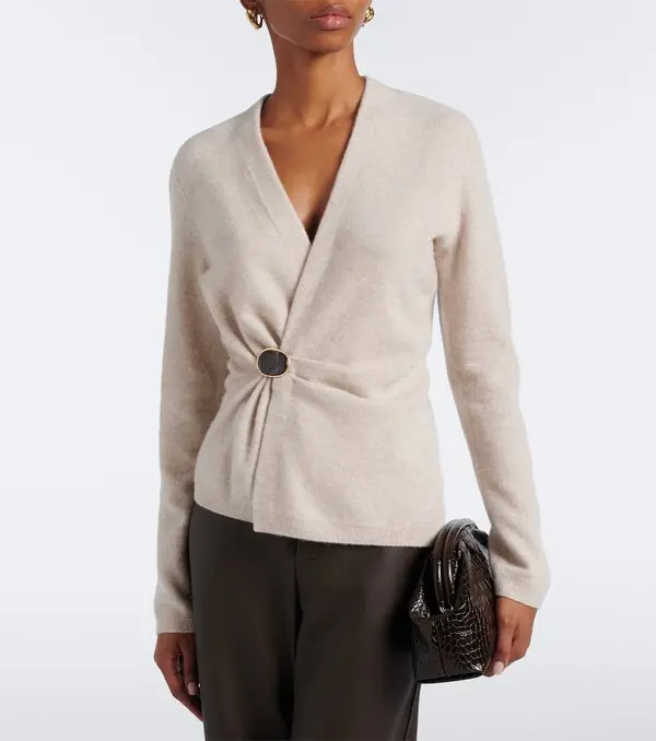 Vince Gathered Wool And Cashmere Sweater