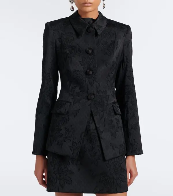 Veronica Beard Bodie Floral Jacquard Jacket