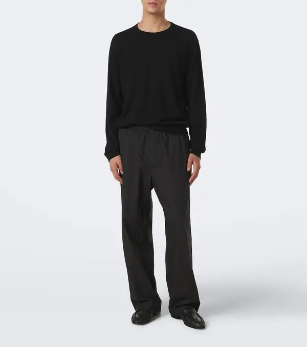 THE ROW Demy Cashmere Sweater - Black