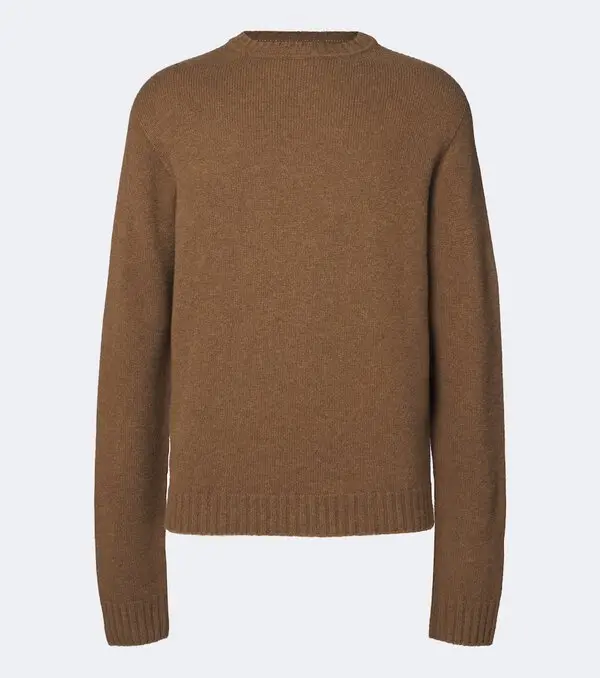 THE ROW Agora Wool Sweater - Brown