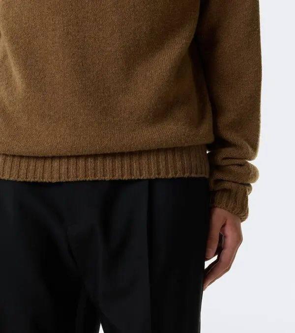 THE ROW Agora Wool Sweater - Brown