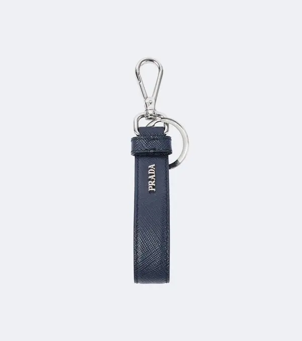 Prada Saffiano Leather Keychain