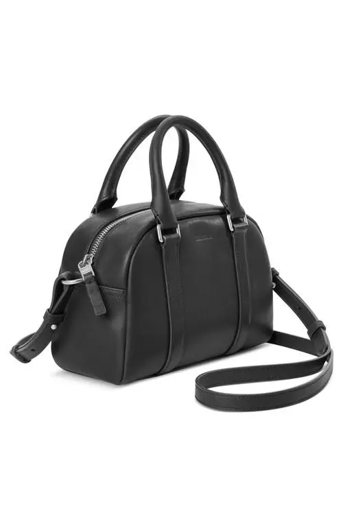 Shinola Mini Runwell Leather Satchel - Black