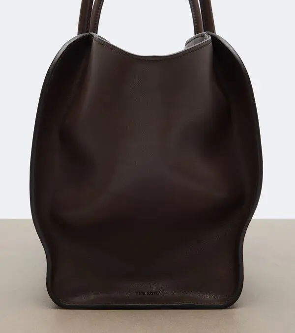 THE ROW Marlo Medium Leather Tote Bag - Brown
