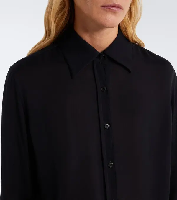 THE ROW Gilian Silk Shirt