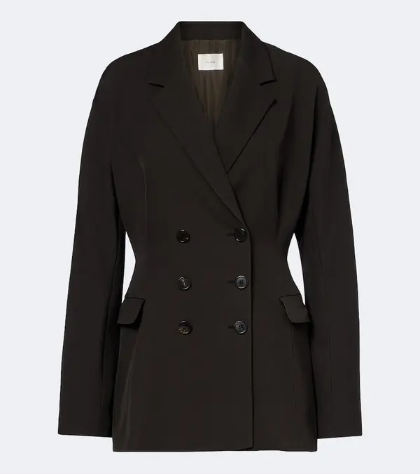 THE ROW Ciro Double-breasted Virgin Wool Blazer