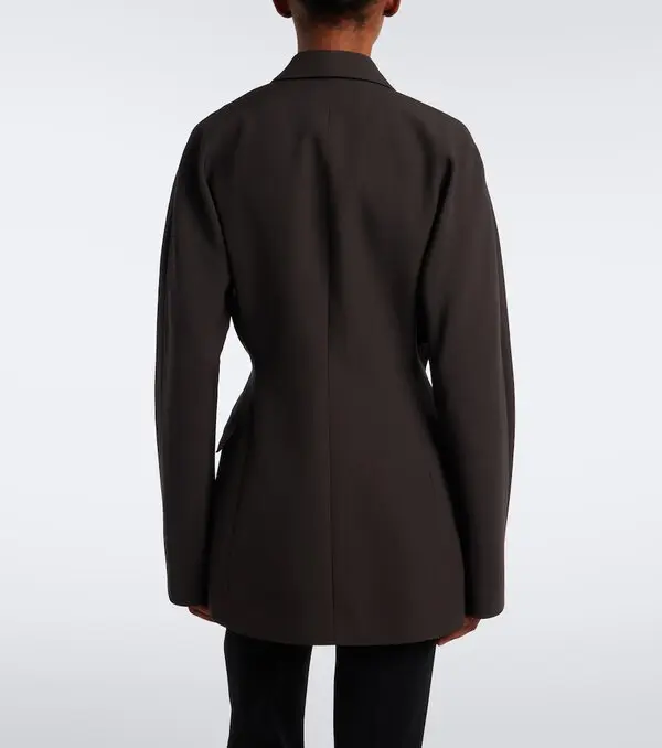 THE ROW Ciro Double-breasted Virgin Wool Blazer