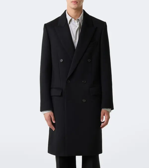 THE ROW Osmo Double-breasted Wool-blend Coat