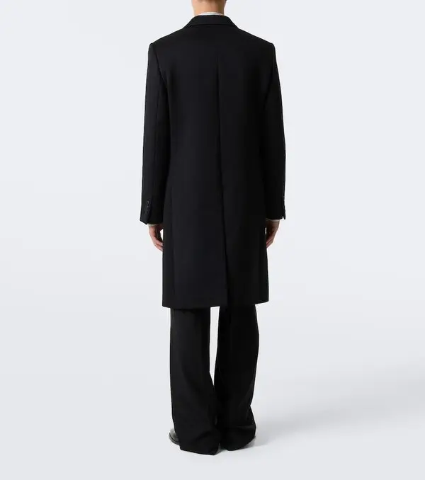 THE ROW Osmo Double-breasted Wool-blend Coat