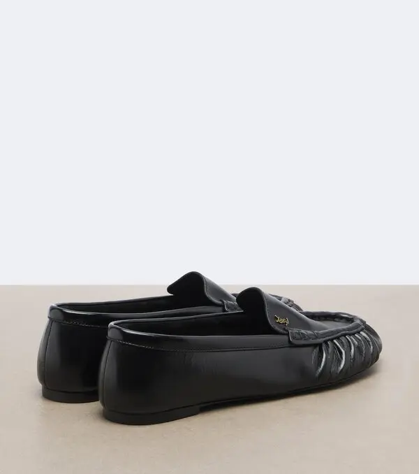 Saint Laurent Loaferino Leather Loafers