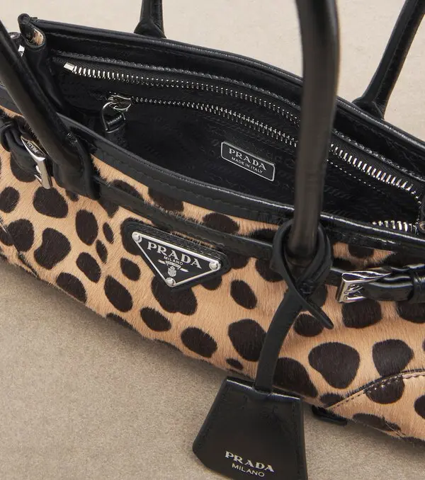 Prada Bonnie Small Calf Hair Shoulder Bag