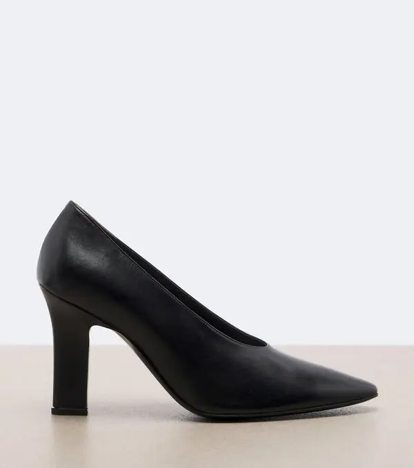 THE ROW Sylvia Leather Pumps