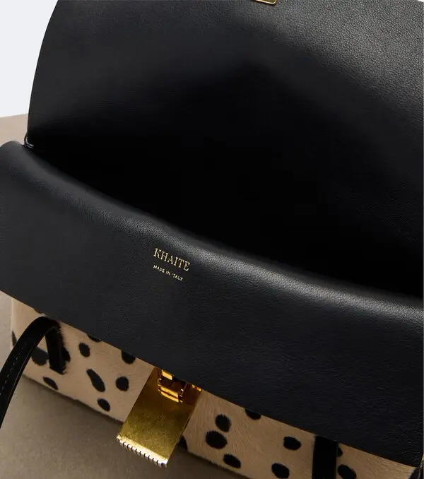 Khaite Soft Blake Small Calf-hair And Suede Shoulder Bag