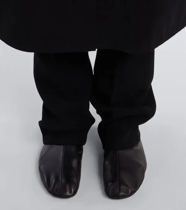 THE ROW Esther Leather Mid-calf Boots