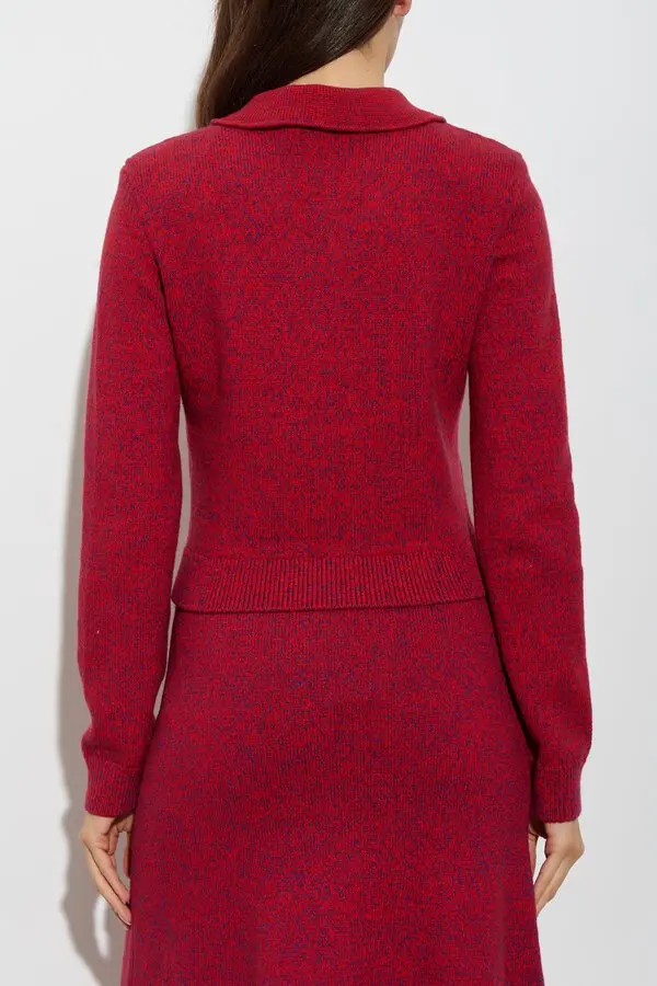 SELF-PORTRAIT Cardigan With Appliqué On The Collar