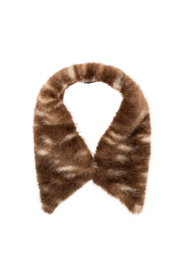 Munthe Synthetic Fur Collar ‘vodkim - Brown