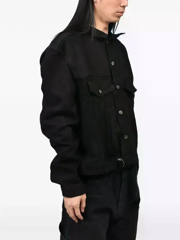GREG ROSS Faded-wash Trucker Denim Jacket