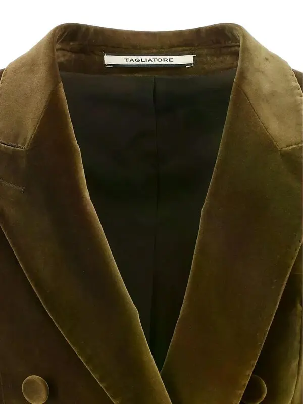 Tagliatore Double-breasted Velvet Jacket