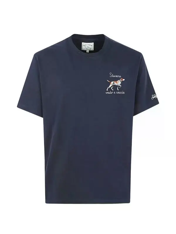 MC2 SAINT BARTH Embroidered Cotton T-shirt
