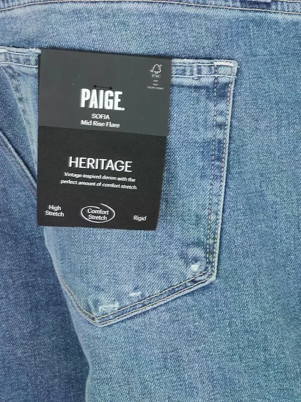 Paige Sofia Flared Jeans - Blue