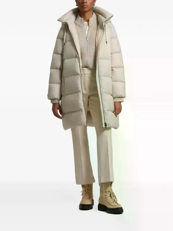 Peserico Quilted Hooded Down Coat