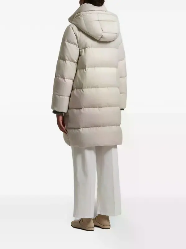 Peserico Quilted Hooded Down Coat