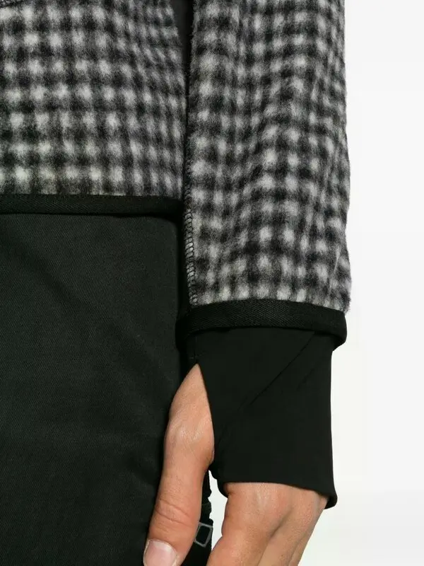 Moncler Vichy Checked-pattern Zip-up Jacket