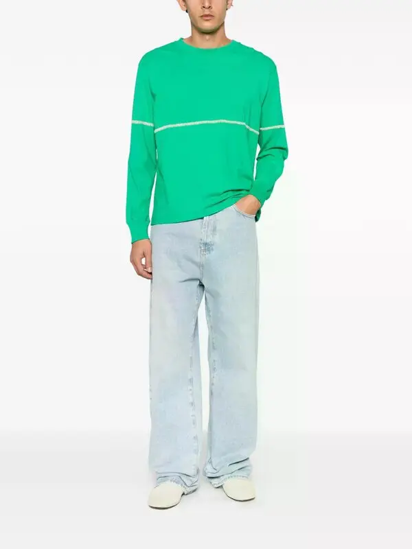 KARTIK RESEARCH Rabari Whipstitch-trim Top