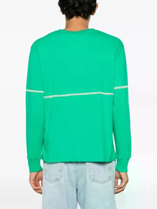KARTIK RESEARCH Rabari Whipstitch-trim Top
